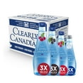 Clearly Canadian Variety Sparkling Water, 11 fl oz, Pack of 12 - Walmart.com