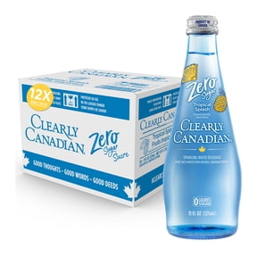 Clearly Canadian Sparkling Water Variety 12 Pack 11 Fl Oz Bottles ...