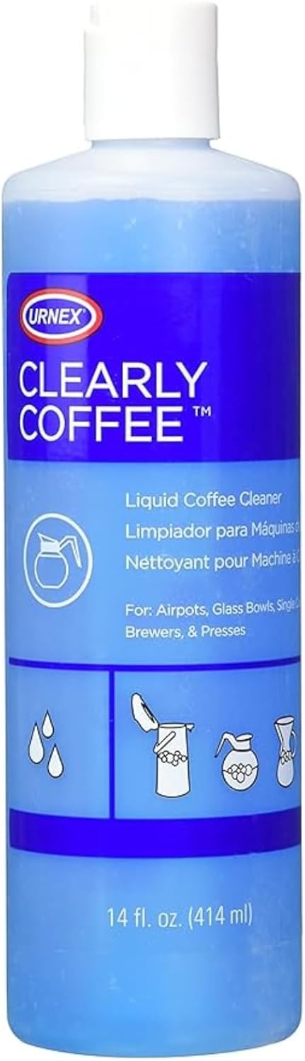 Clearly Coffee Pot Cleaner 14 Ounce (Made in the USA) French Press ...