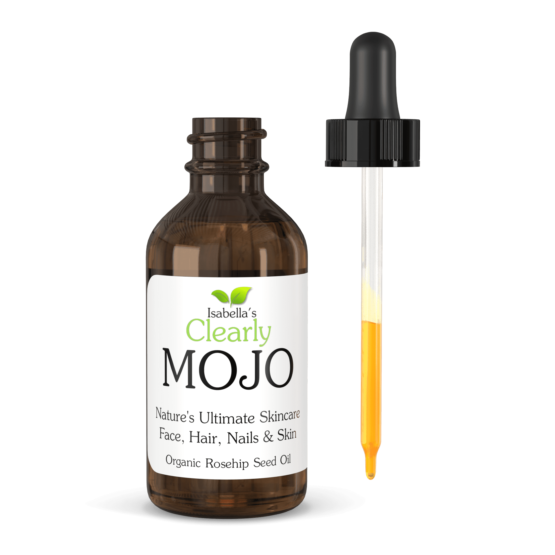 Isabella's Clearly MOJO Organic Rosehip Seed Oil for Face, Hair, Nails ...