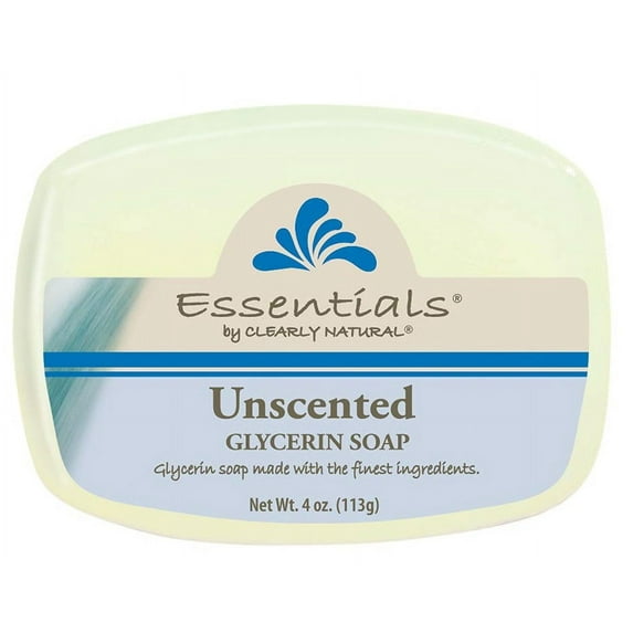 Clearly Natural Glycerine Bar Soap Unscented - 4 oz - Walmart.com