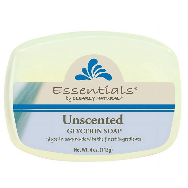Clearly Natural Glycerine Bar Soap Unscented - 4 oz - Walmart.com