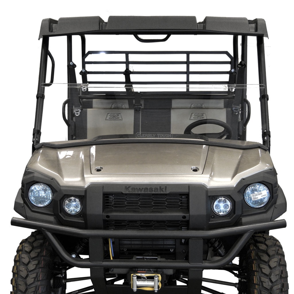 Clearly Tough Kawasaki Mule Pro FX, FXT /DX, DXT Half Windshield ...