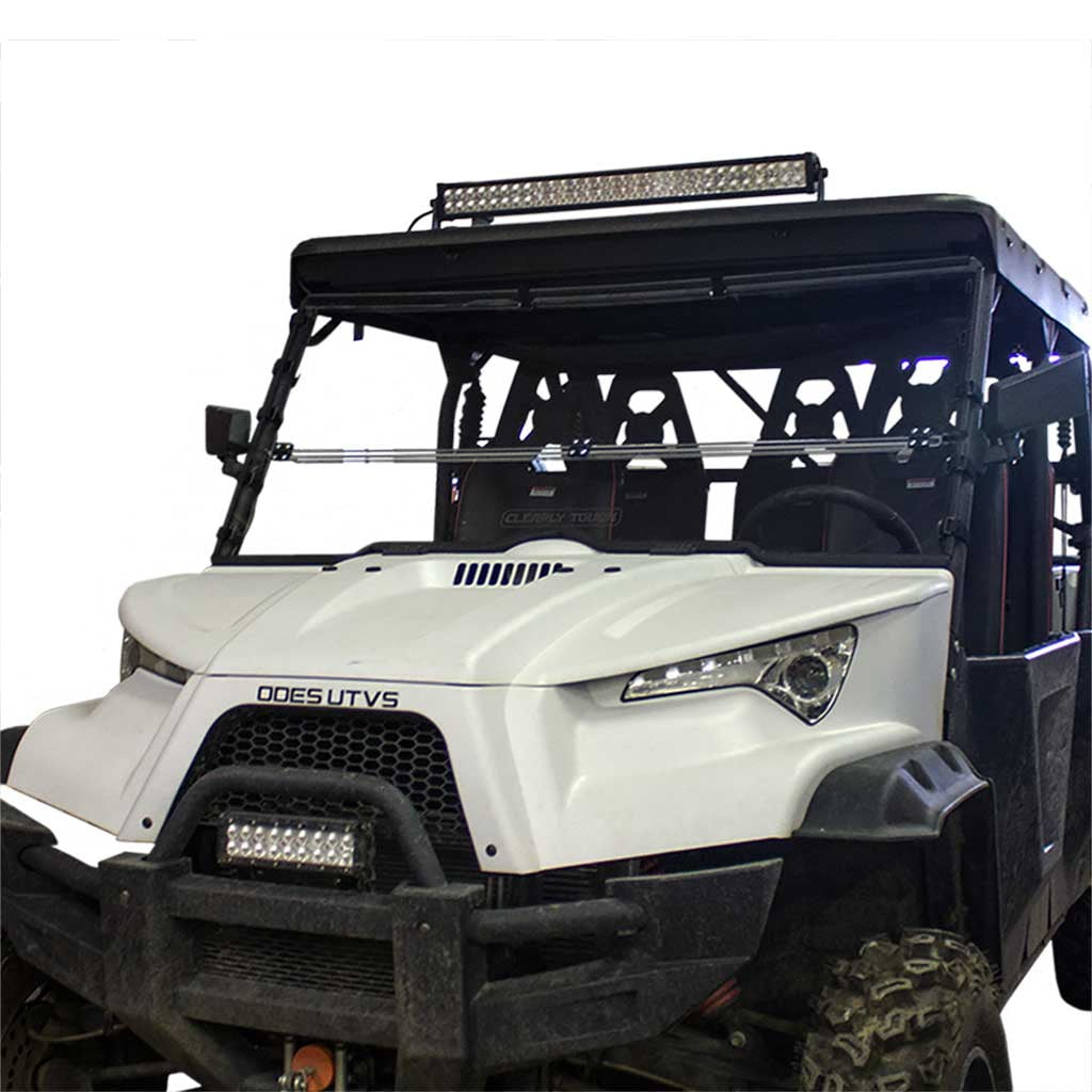 Clearly Tough Odes Dominator X Full Folding Windshield - SCRATCH ...