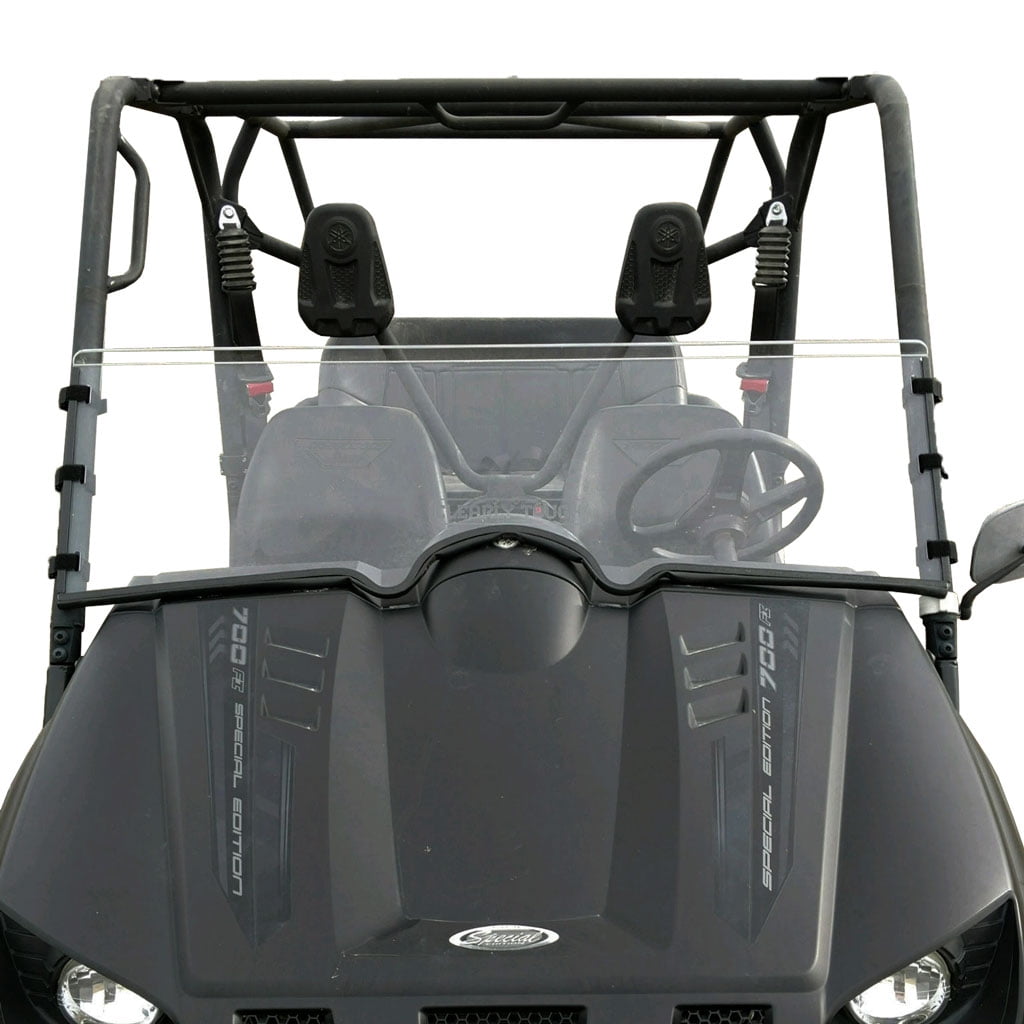 Clearly Tough Yamaha Rhino Half Windshield - Scratch Resistant SxS UTV ...