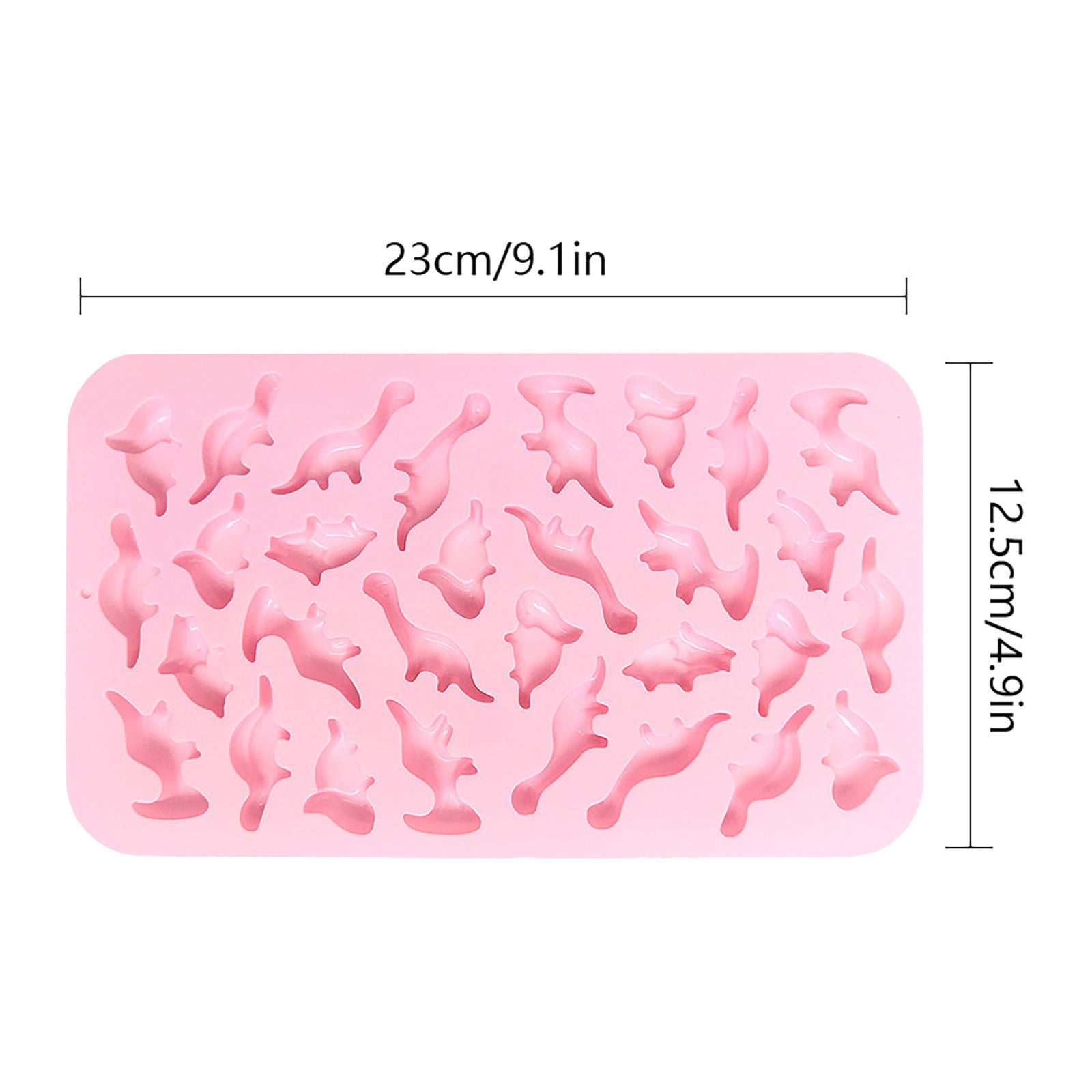 Clearout Kitchen Supplies:Small Dinosaur Silicone Cookie Cutter Pink ...