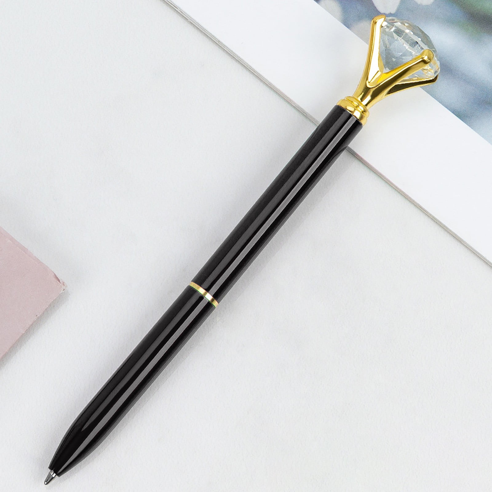 Clearout Tool Series:Big Diamond Oily Ballpoint Pen Black Diamond Pen ...