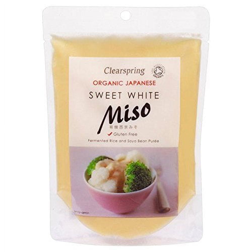 Clearspring Gluten Free Organic Sweet Miso Paste White - 250g - Walmart.com