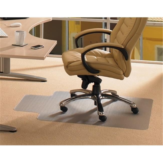 Cleartex Advantagemat Pvc Rectangular Lipped Chair Mat For Low Pile ...