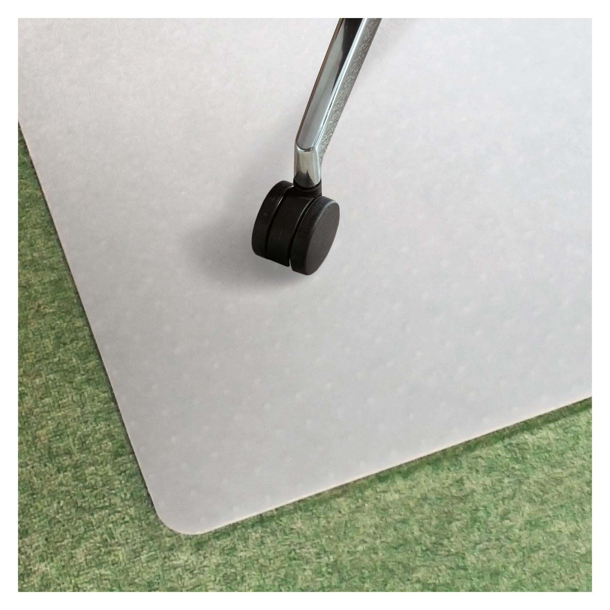 Cleartex® Polypropylene Rectangular Foldable Chair Mat for Carpets - 36 ...