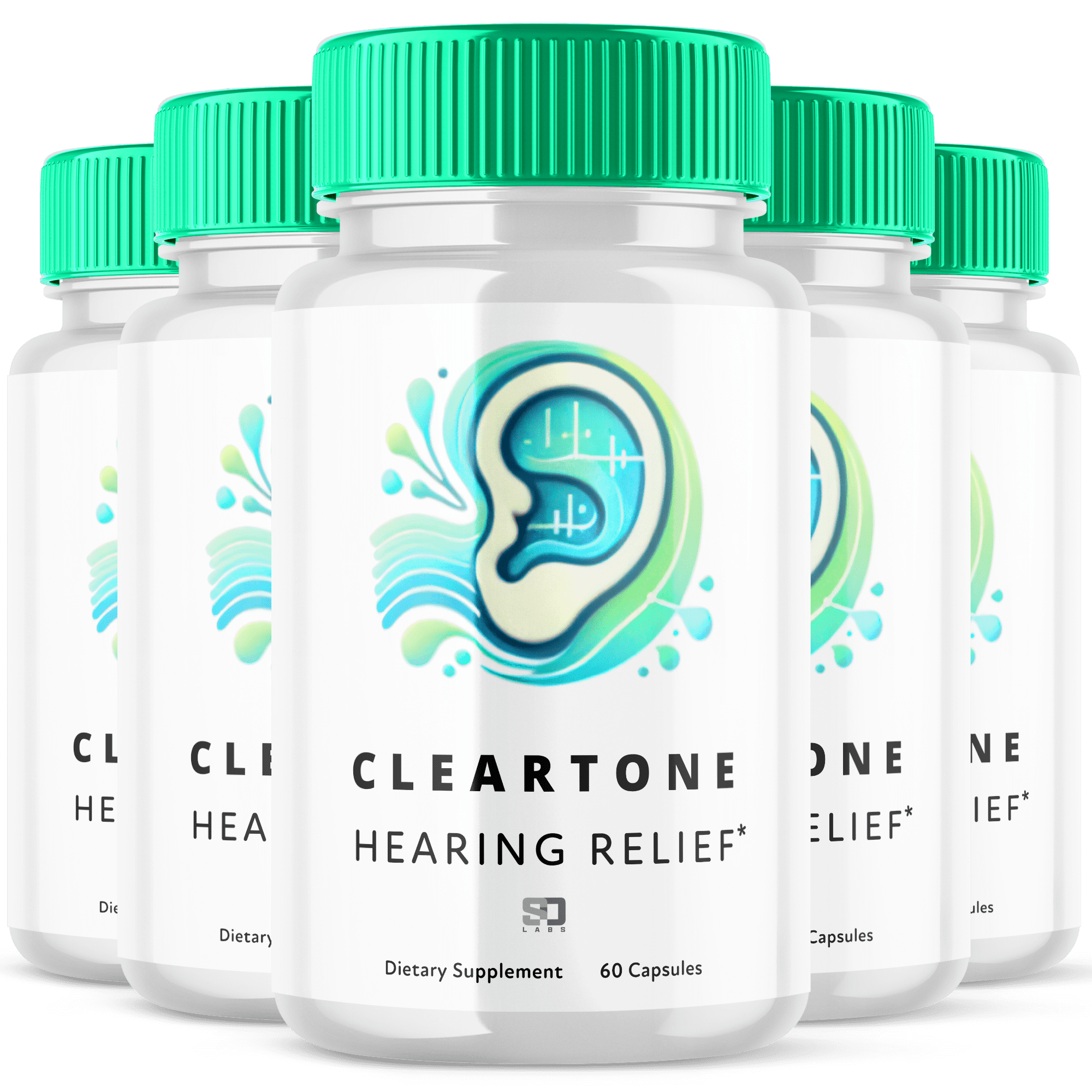 Cleartone Advanced Hearing Support Supplement 300 Capsules - Walmart.com