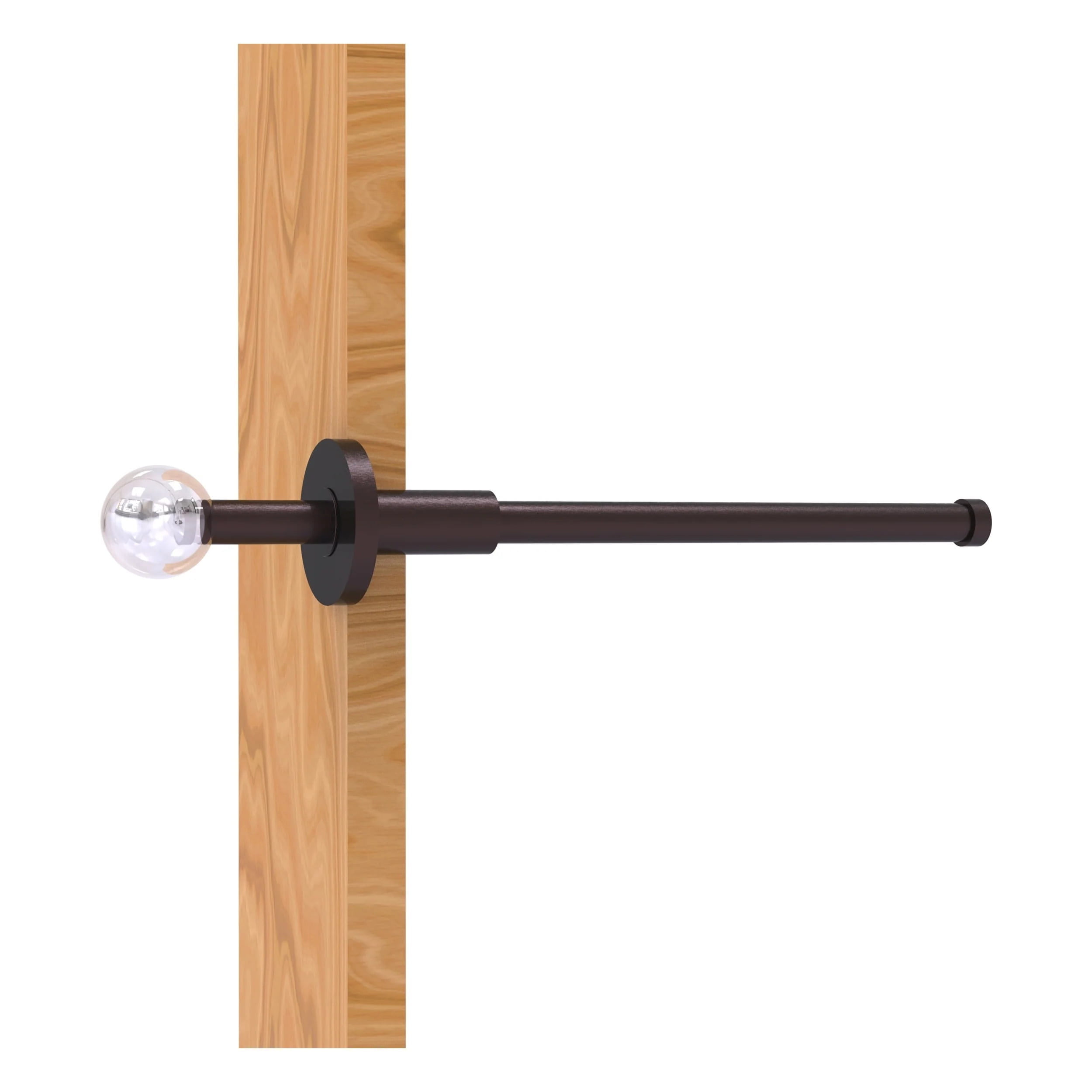 Clearview Collection Retractable Pullout Garment Rod in Antique Bronze ...