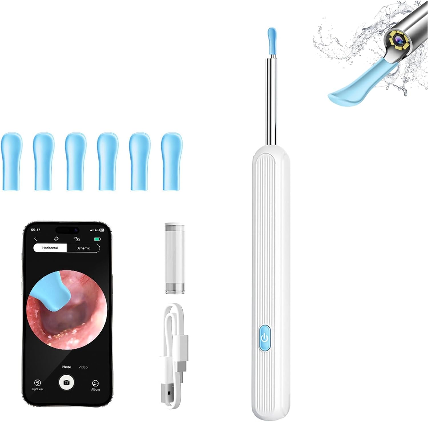 Clearview Pro Ear Cleaner Kit, Ear Wax Removal Tool Camera, Wireless ...