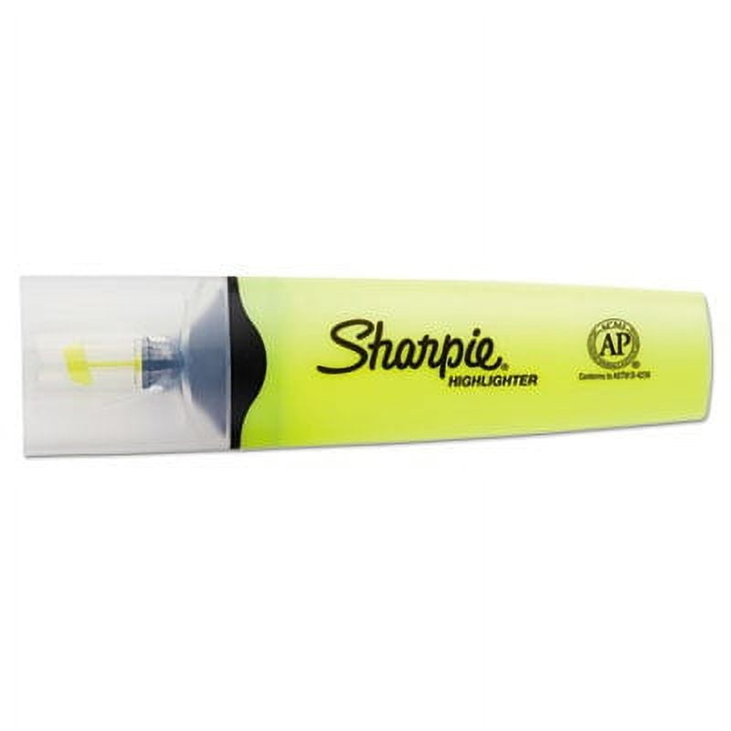 Clearview Tank-Style Highlighter, Blade Chisel Tip, Fluorescent Yellow ...