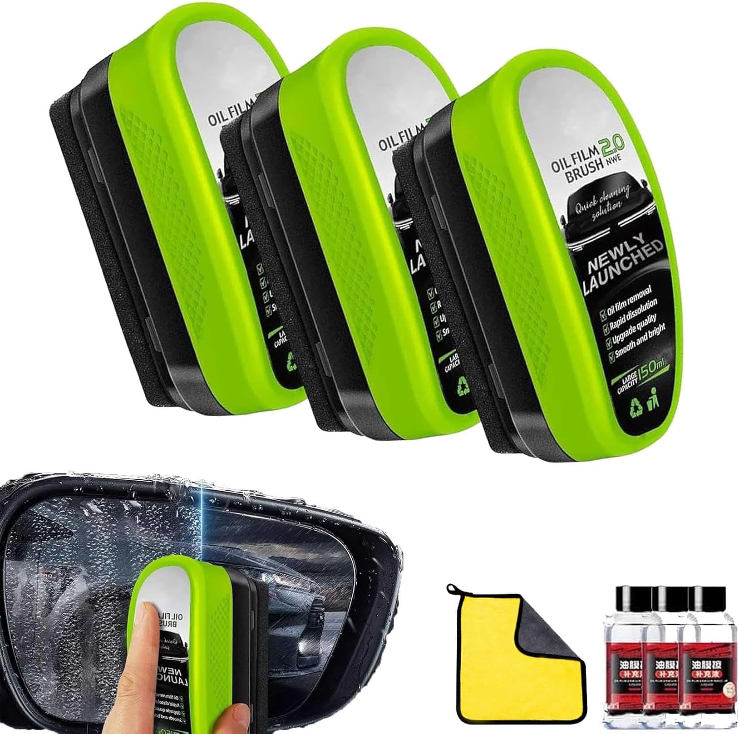 Clearvision Car Windshield,Clearvision Glass Cleaner - No Scrubbing ...