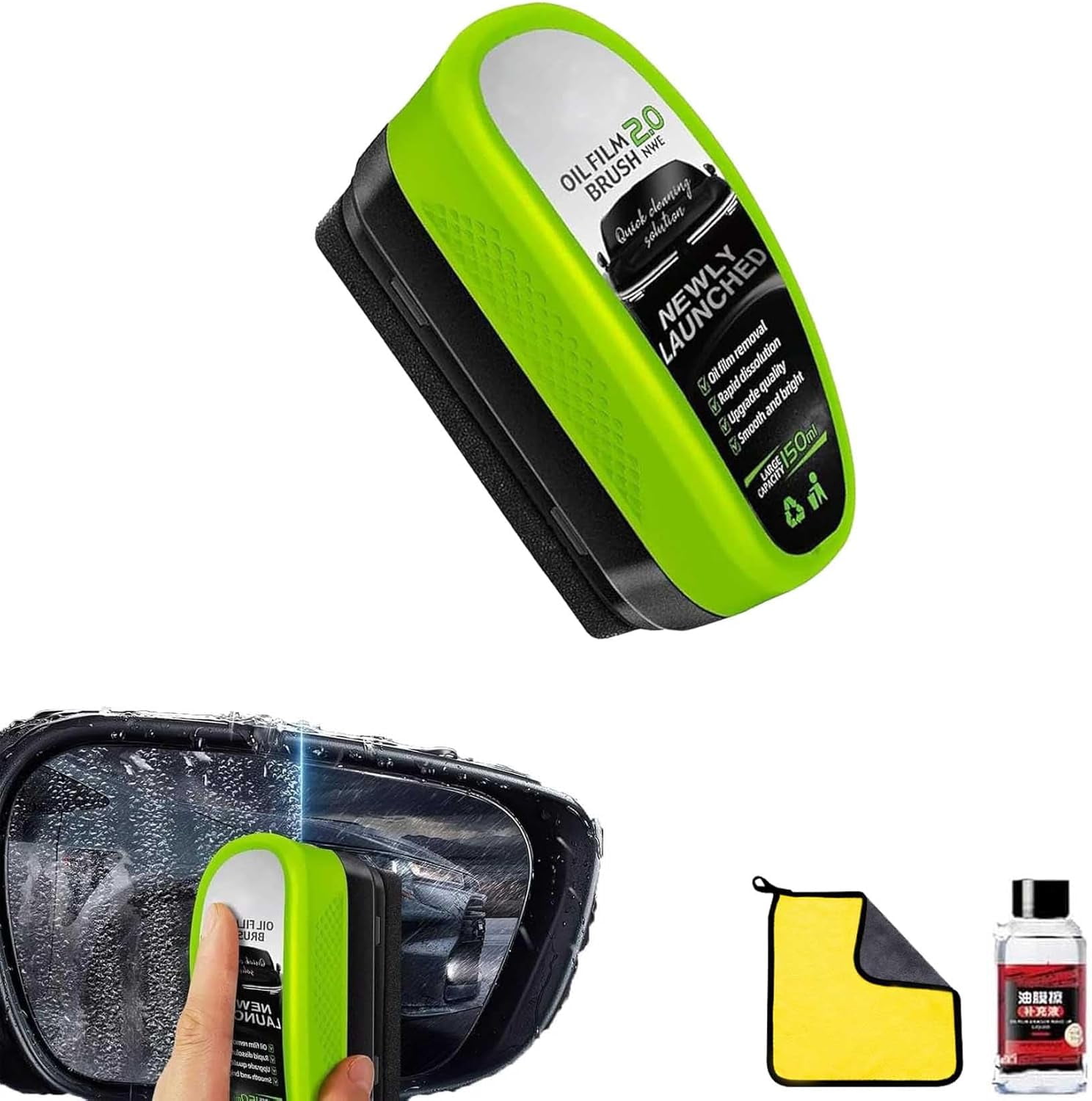 Clearvision Car Windshield,Clearvision Glass Cleaner - No Scrubbing ...