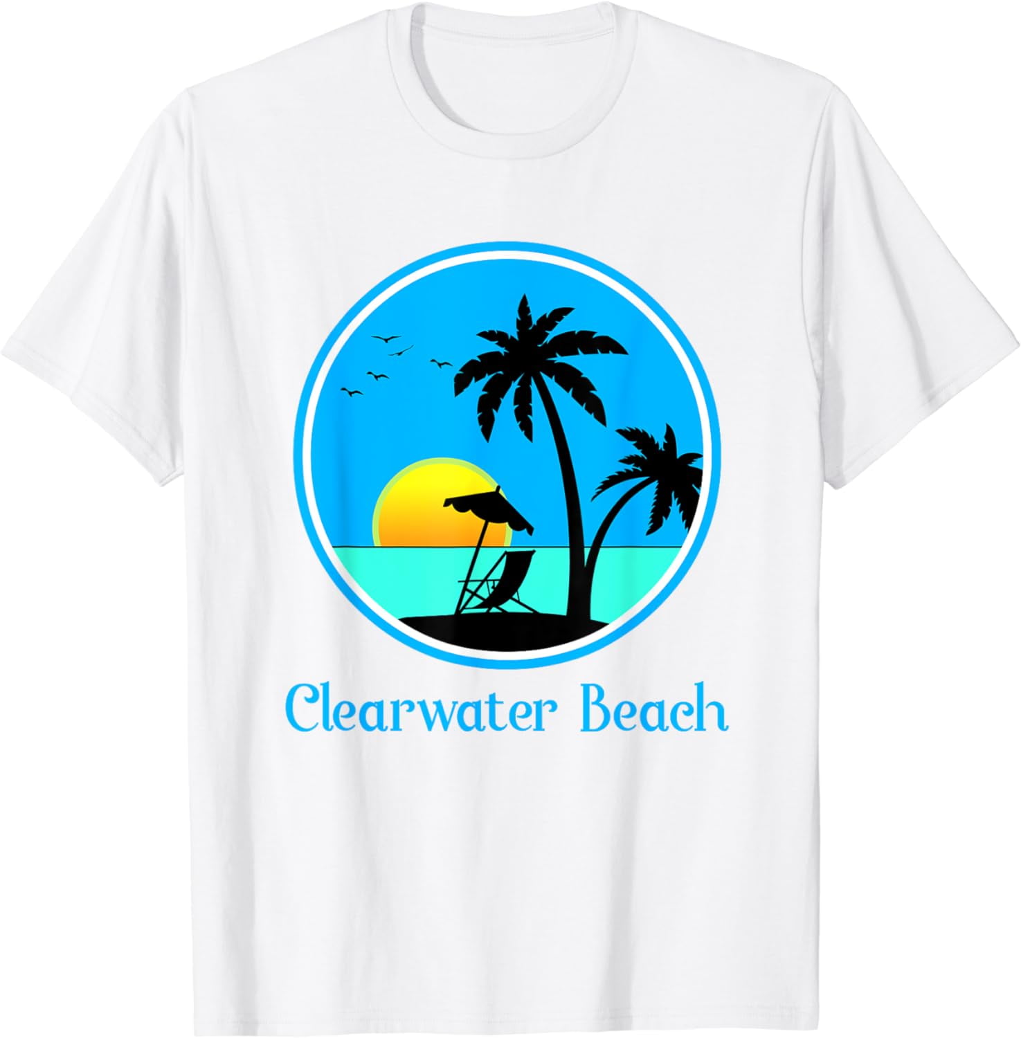 Clearwater Beach Souvenir Florida Vacation T-Shirt - Walmart.com