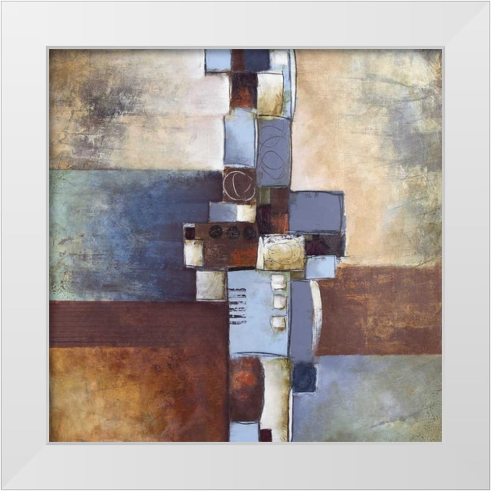 Clearwater, Raymond 26x26 White Modern Wood Framed Museum Art Print ...