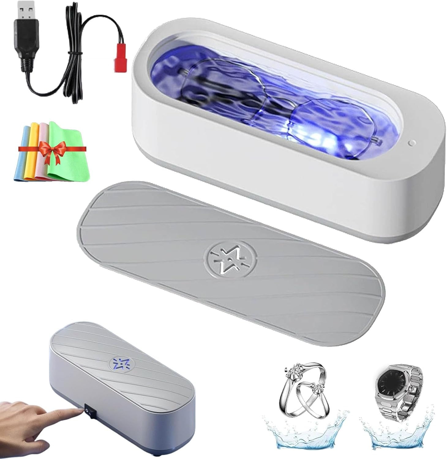 Clearzy Ultrasonic Glasses Cleaner, Corvette Corvante Ultrasonic ...