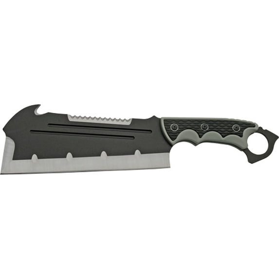 Sierra Zulu 7.5" Cleaver Knife with Sheath – Full Tang Stainless Steel ...