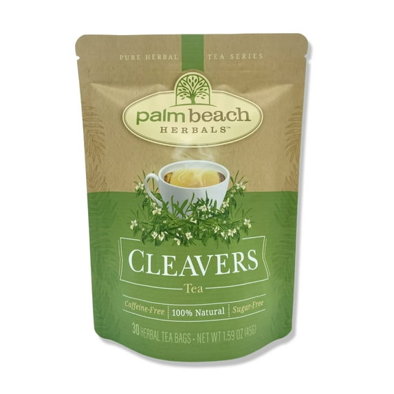 Cleavers Tea - Pure Herbal Tea Series by Palm Beach Herbals (30ct ...