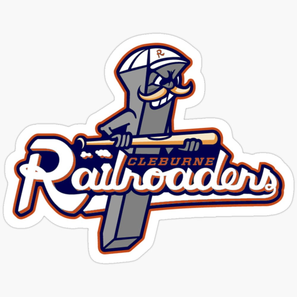 Cleburne Railroaders Sticker Phone Decal Water Bottle Stickers Car ...