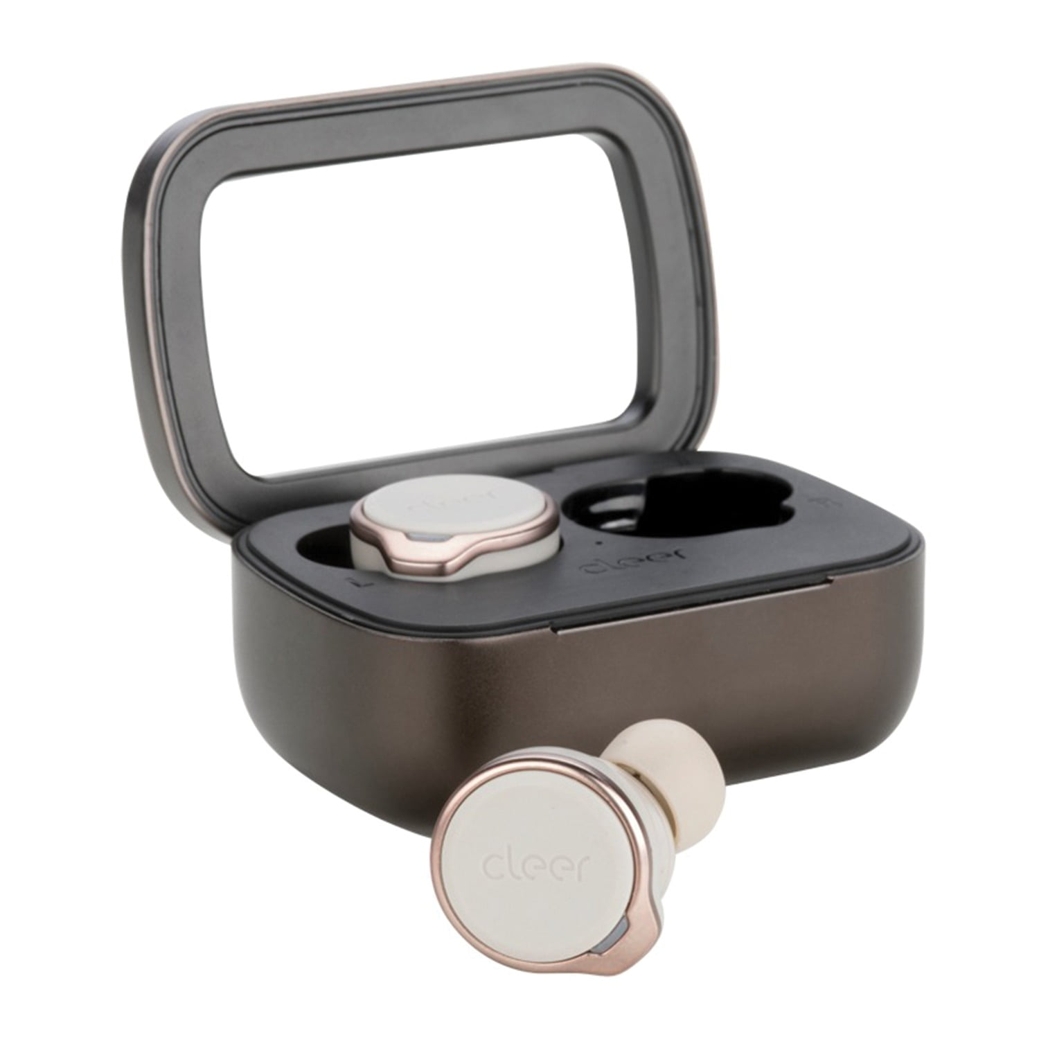 Cleer ALLY2NTGRYUS Ally Plus True Wireless Noise-Canceling Bluetooth Earbuds (Warm Grey ...