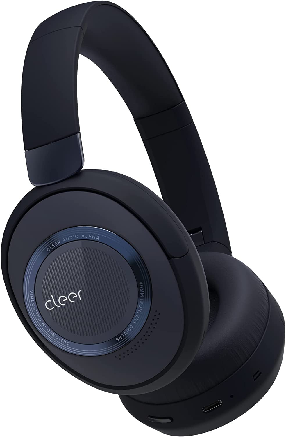 Cleer Audio ALPHA Over-Ear Adaptive ANC Noise-Canceling Bluetooth ...