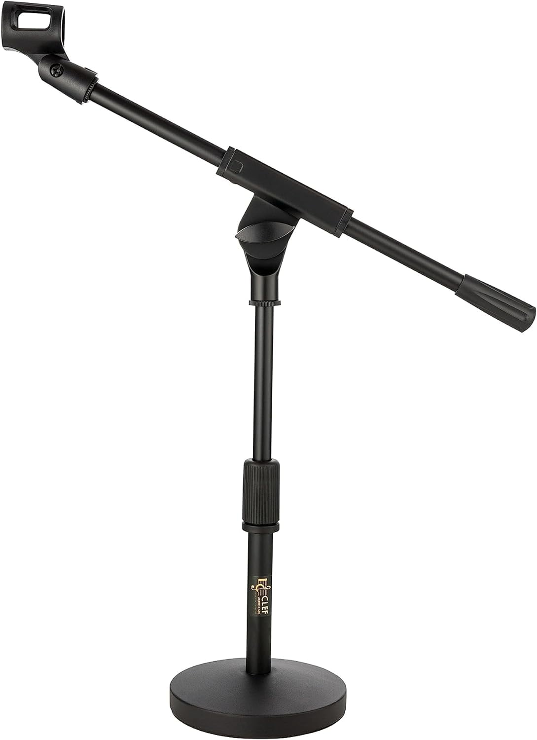 Clef Audio Labs Boom Mic Stand Desk Adjustable Desktop Microphone Stand ...