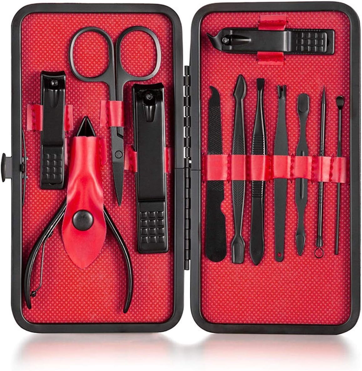 Clefairy Manicure Set 12pcs Nail Clippers Pedicure Kit Nail Care Kit ...