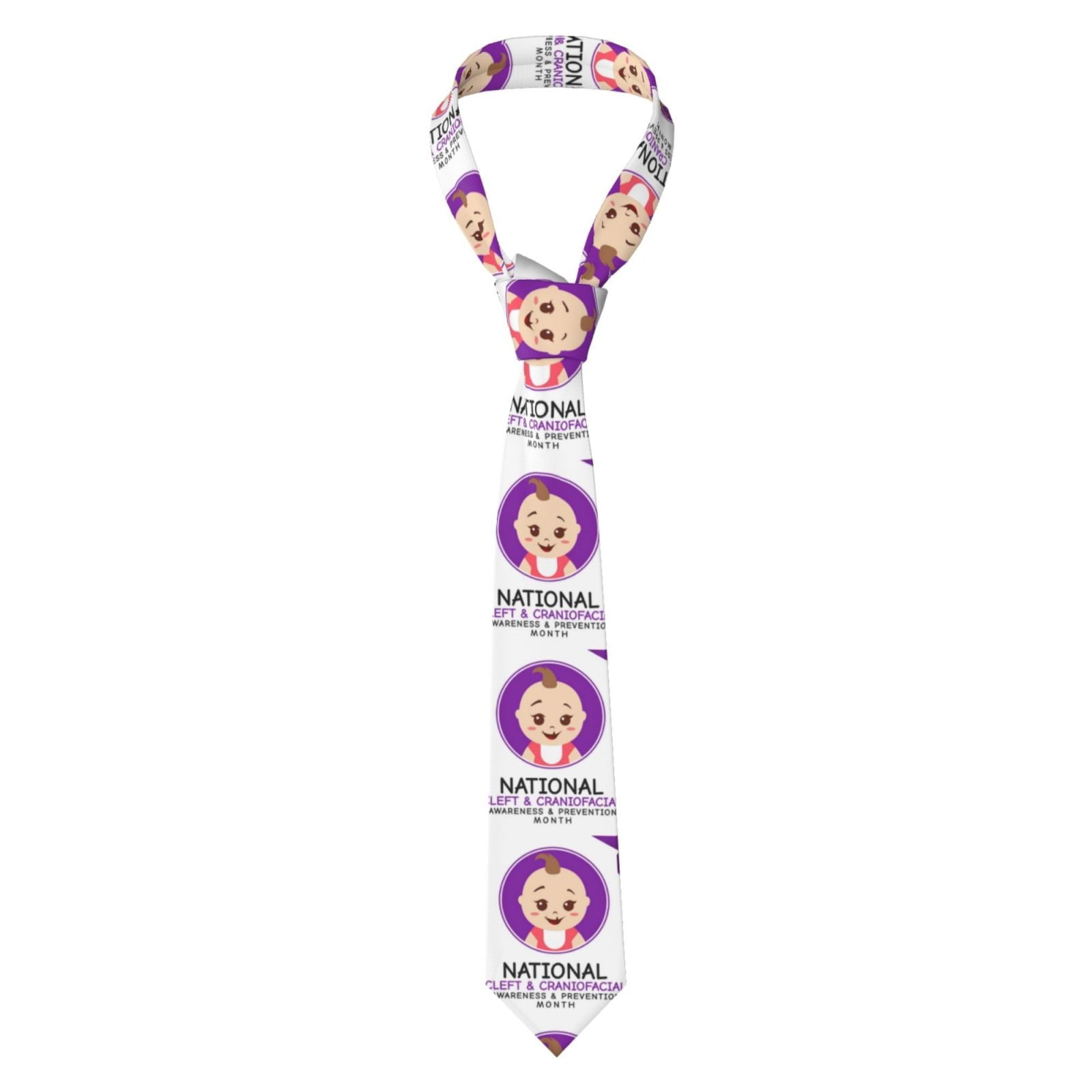 Cleft And Craniofacial Awareness And Prevention Month Silk Ties For Men ...