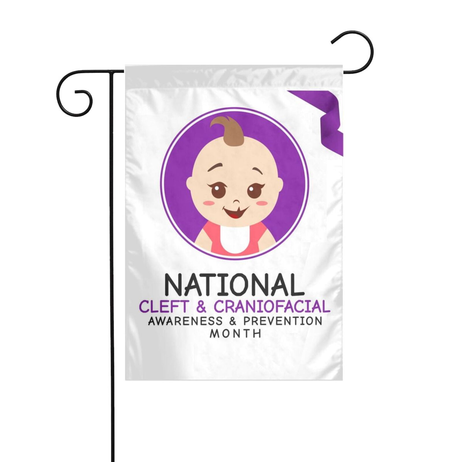 Cleft And Craniofacial Awareness And Prevention Month Garden Flag ...
