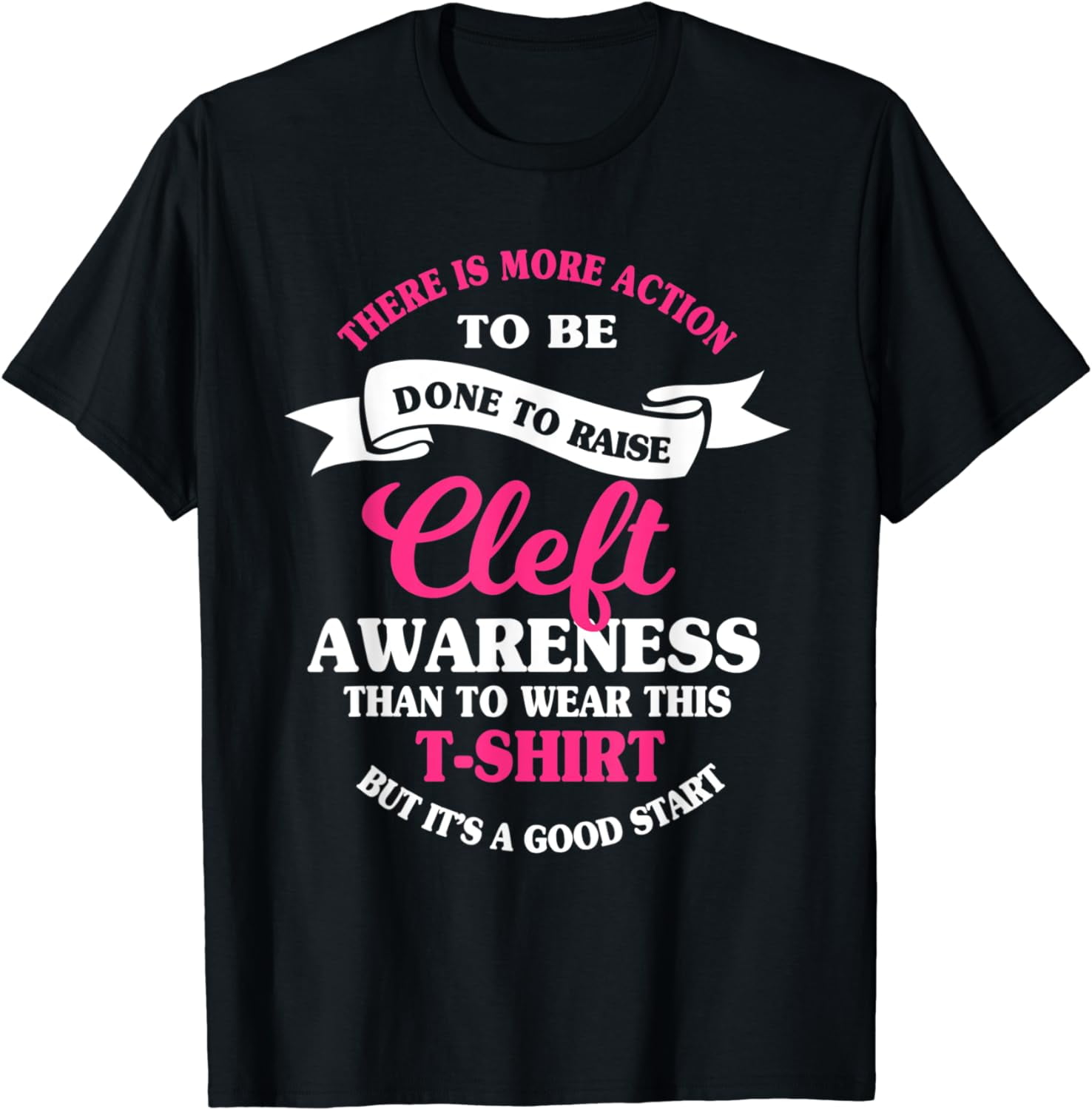 Cleft Lip Palate Ribbon Awareness Week Orofacial Hare-lip T-Shirt ...