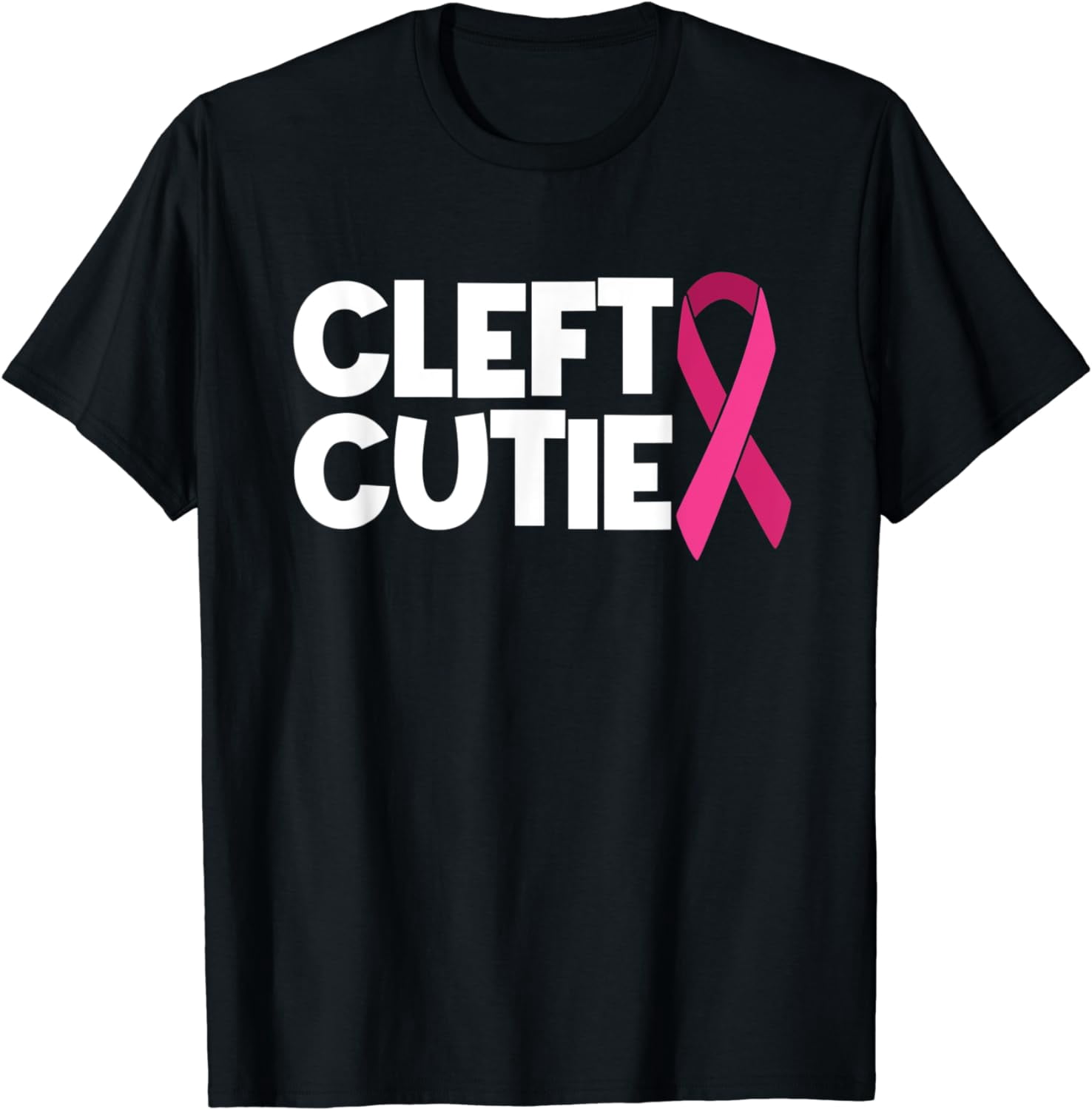 Cleft Lip Palate Strong Warrior Pink Awareness Ribbon T-Shirt - Walmart.com