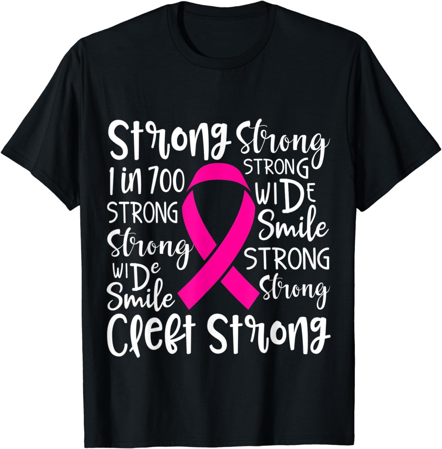 Cleft Palate Lip Cleft Strong Awareness T-Shirt - Walmart.com