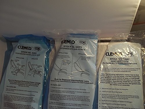 Clemco Apollo 600 & 60 Helmet Lens Sandblasting Inner Intermediate ...