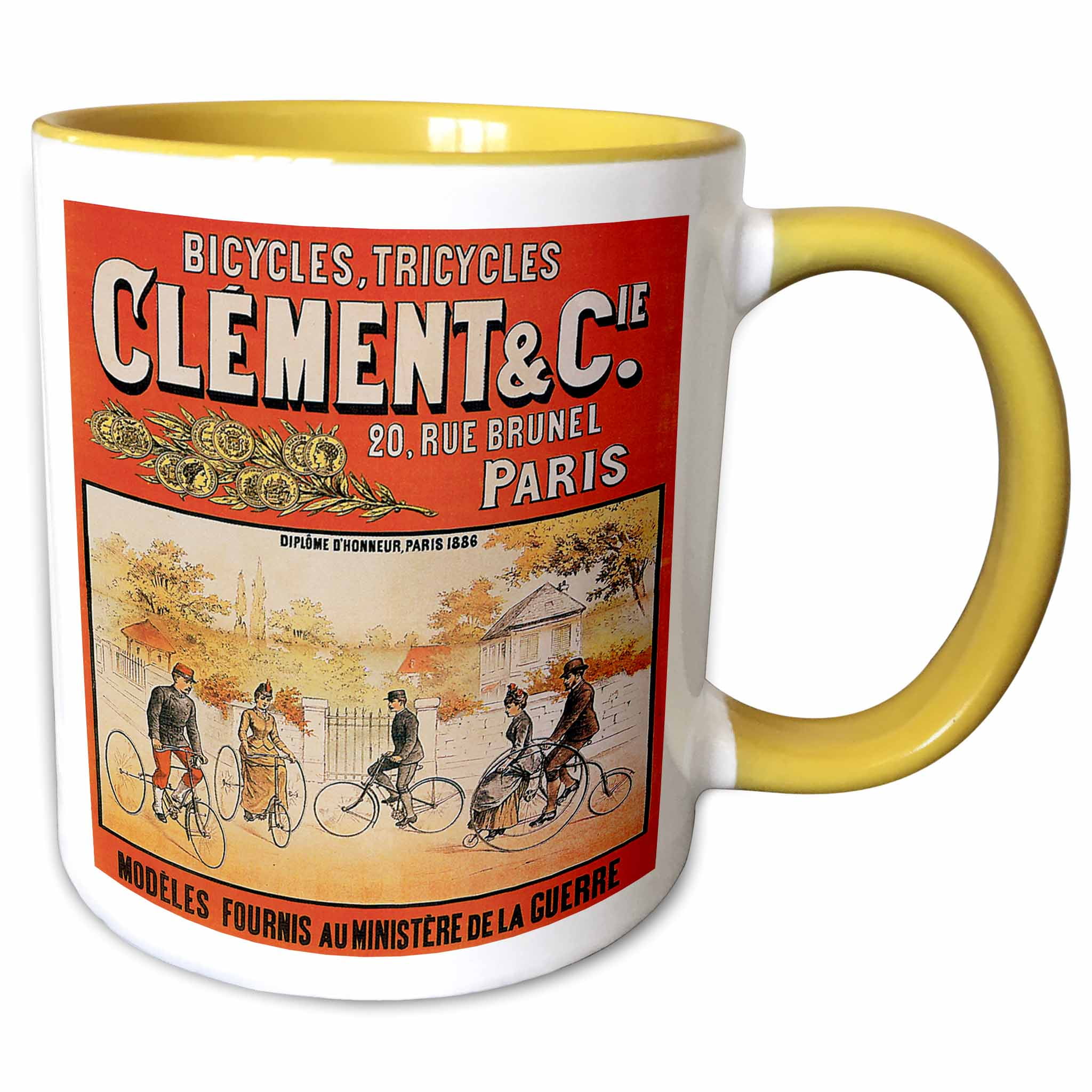 Clement and Cie. Bicycles, Tricycles Paris France Advertising Poster ...