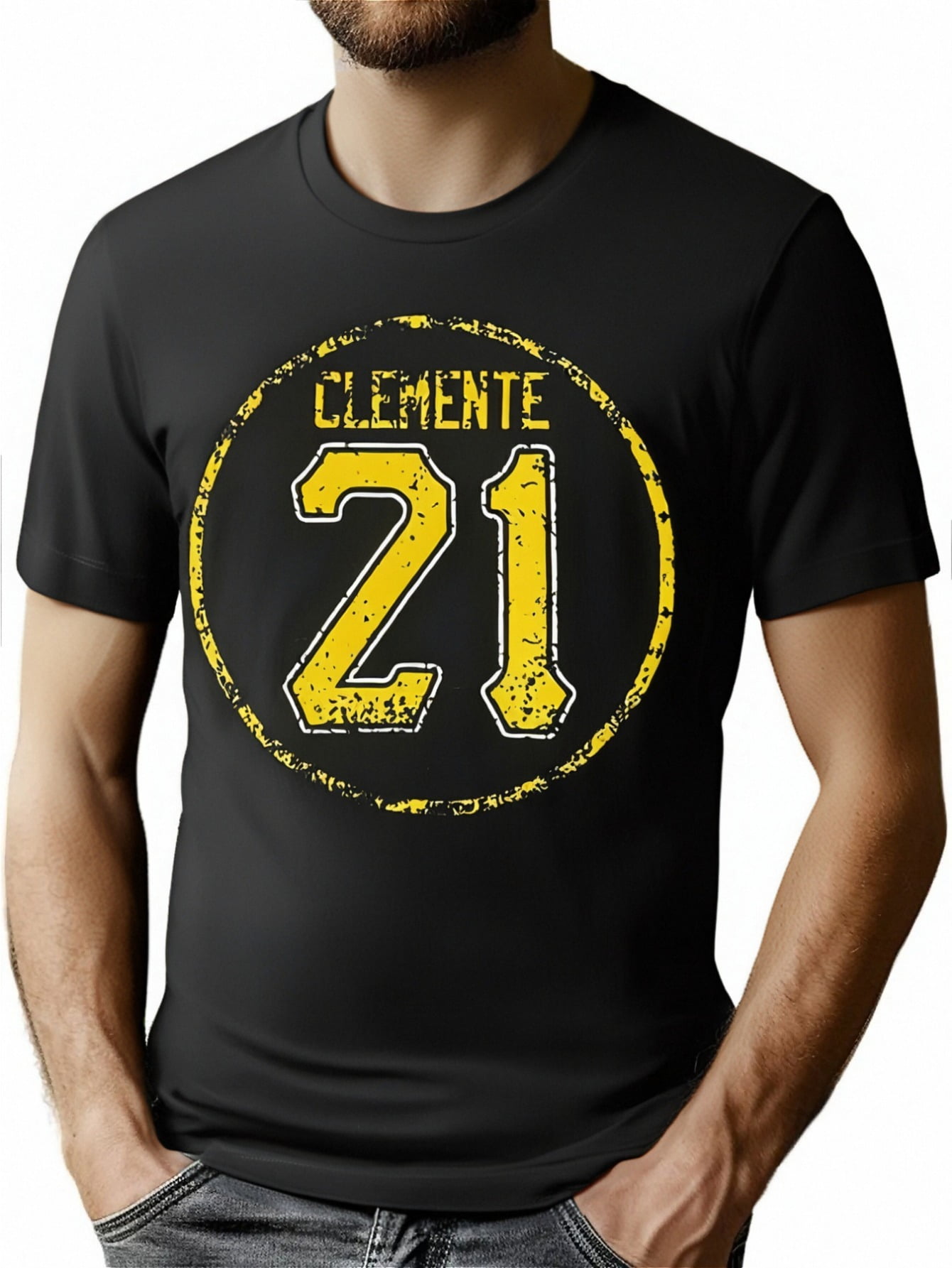 Clemente 21 Premium T-Shirt 590926 Funny Men'S Short Sleeve Graphic T ...
