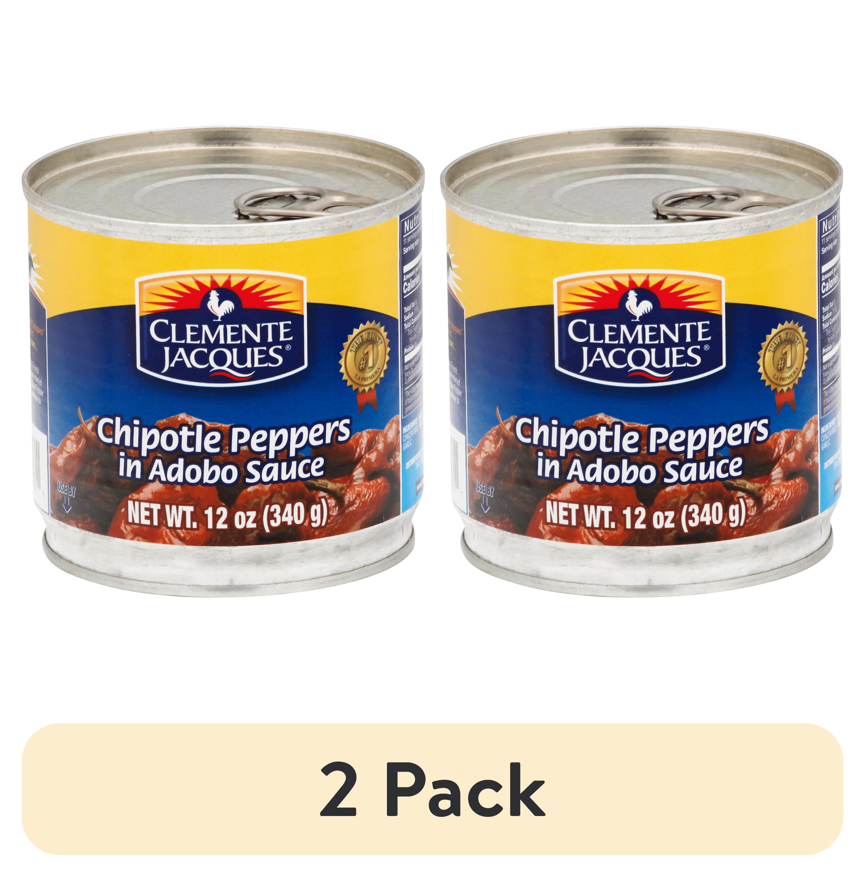 (2 pack) Clemente Jacques Chipotle Peppers in Adobo Sauce, 12 oz Can ...