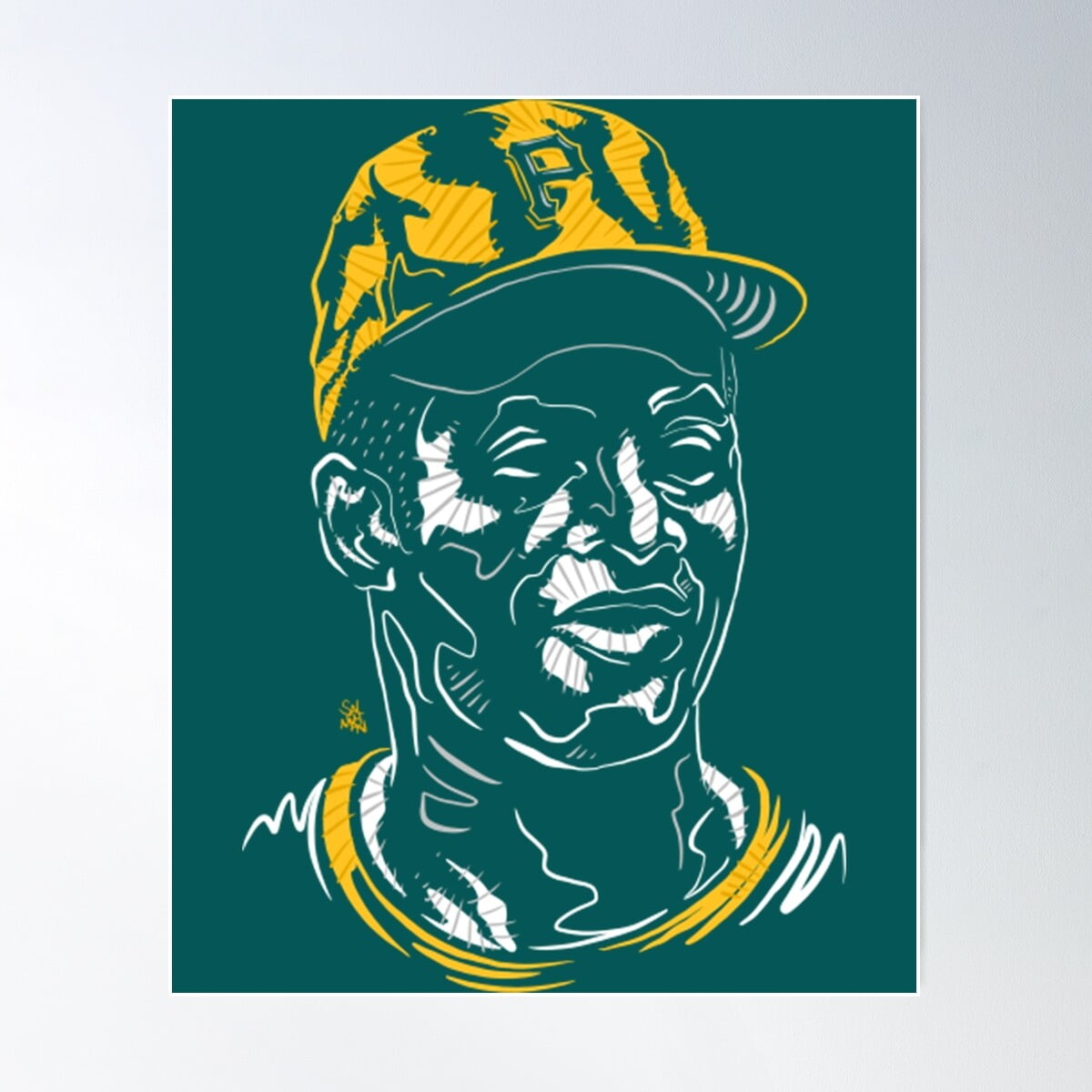 Clemente Logo Poster Wall Art, Modern Wall Decor For Living Room ...