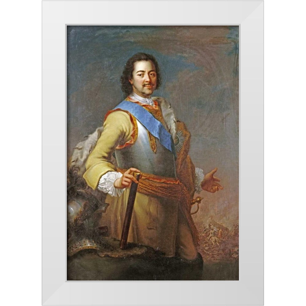 Clementi, Maria Giovanna Battista 13x18 White Modern Wood Framed Museum ...