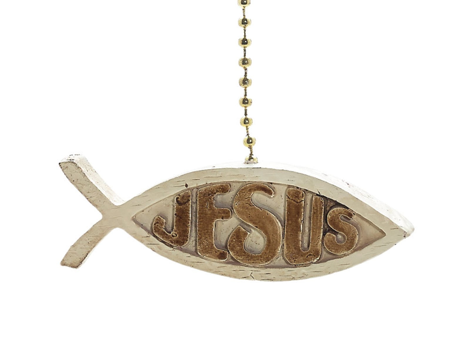 Jesus Fish Christian Symbol Decorative Ceiling Fan Light Pull 3 ...