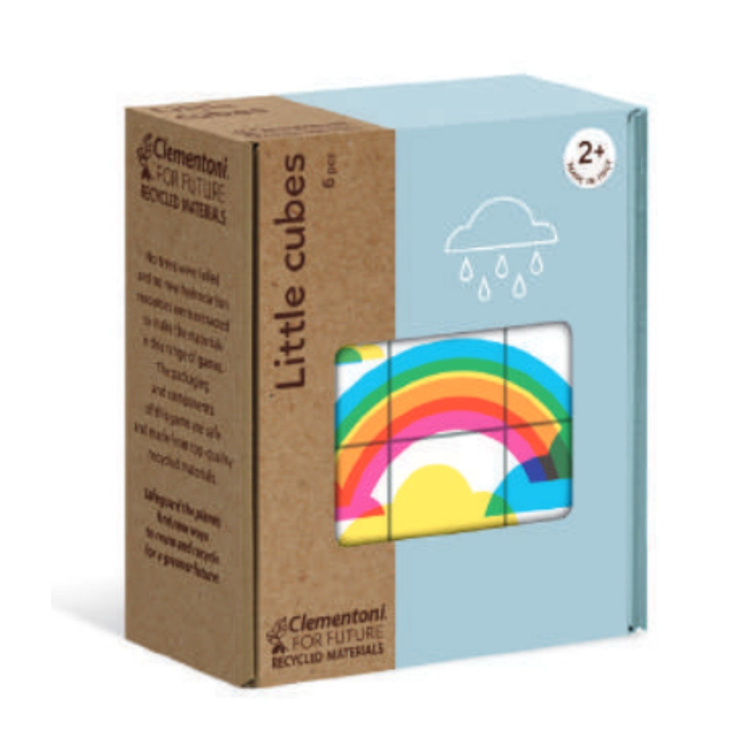Clementoni - 162253 | Little Cubes Meteo 6 Pc - Walmart.com