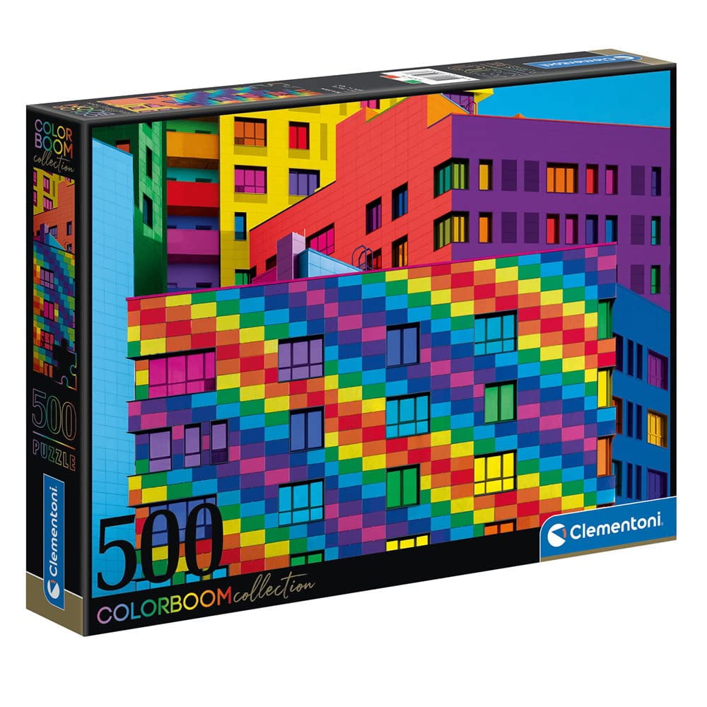 Clementoni 35094, Colour Boom STF9 Squares Puzzle for Children and ...