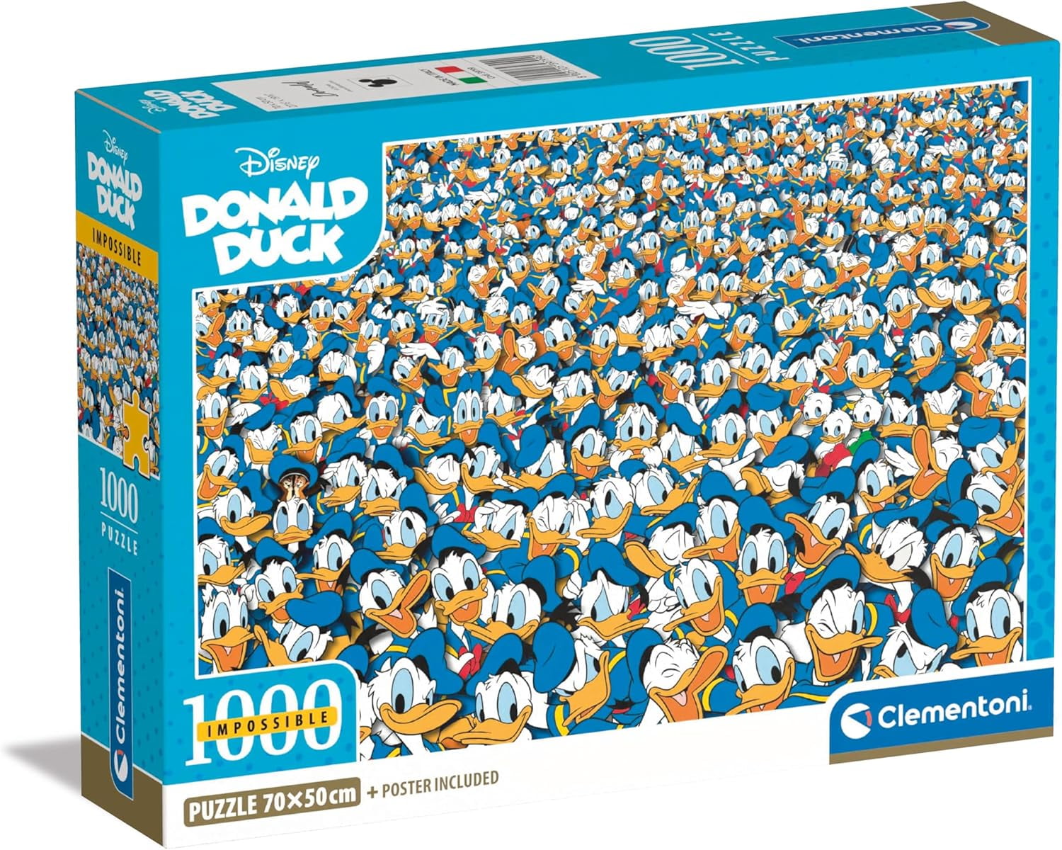 Clementoni Impossible Donald Duck 1000 Pieces Jigsaw Puzzle - Walmart.com