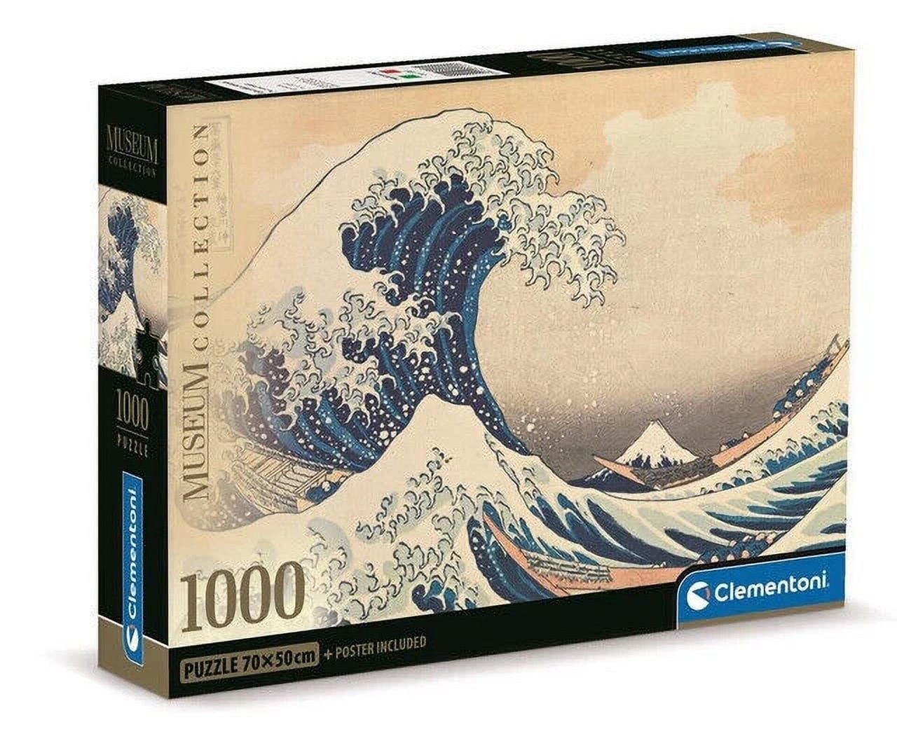 Clementoni 39707 The Great Wave of Kanagawa 1000 Piece Puzzle - Walmart.com