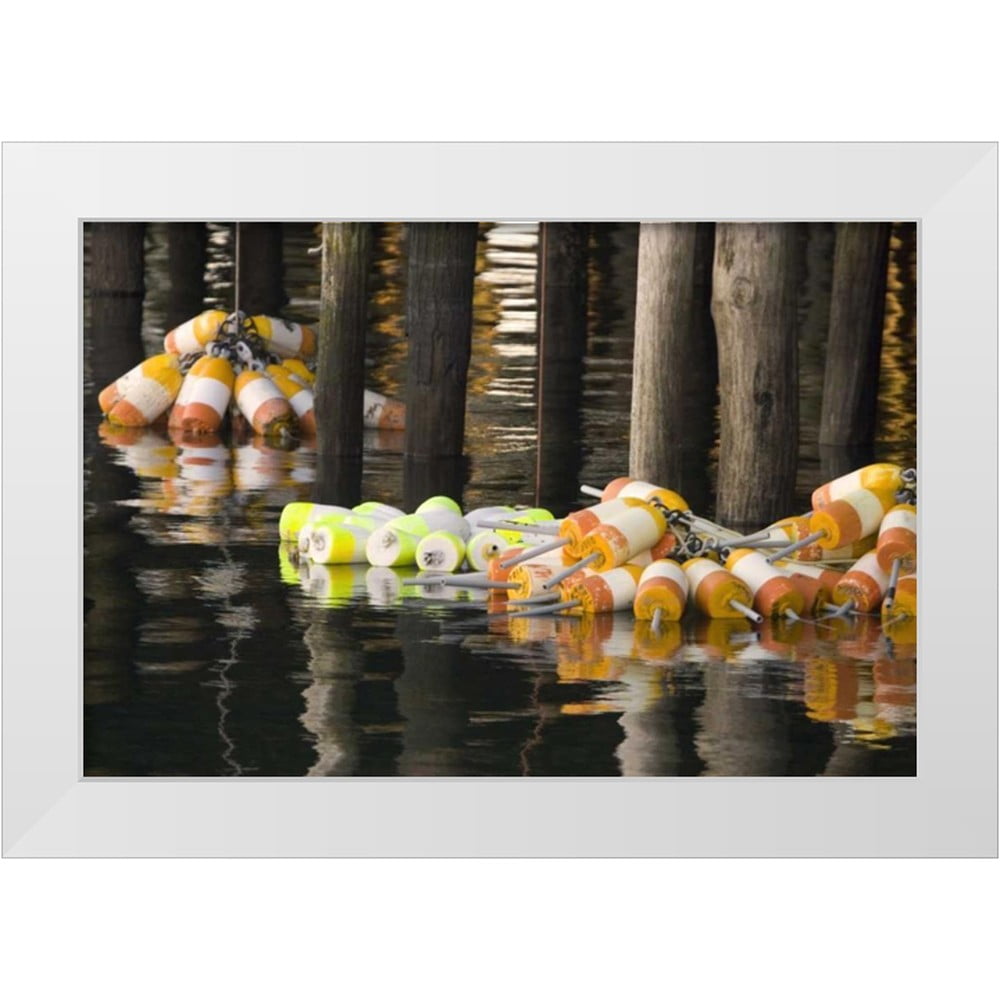 Clemons, Kathleen 32x23 White Modern Wood Framed Museum Art Print ...