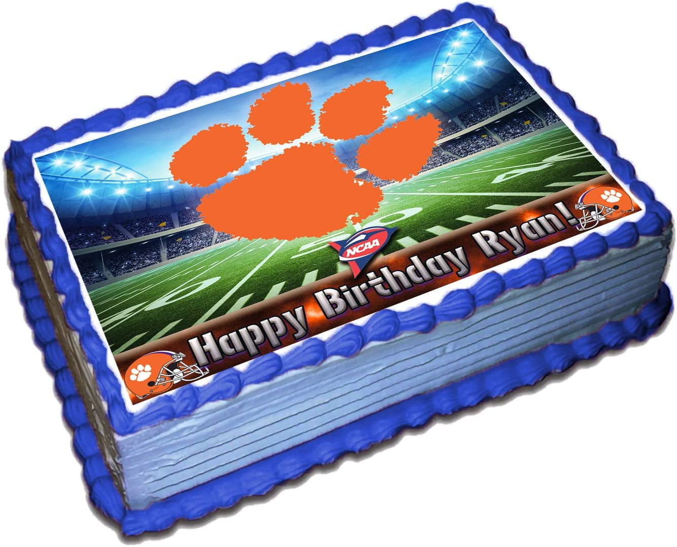 Clemson Cake Topper 1/4 8.5 x 11.5 Inches Birthday Cake Topper ...