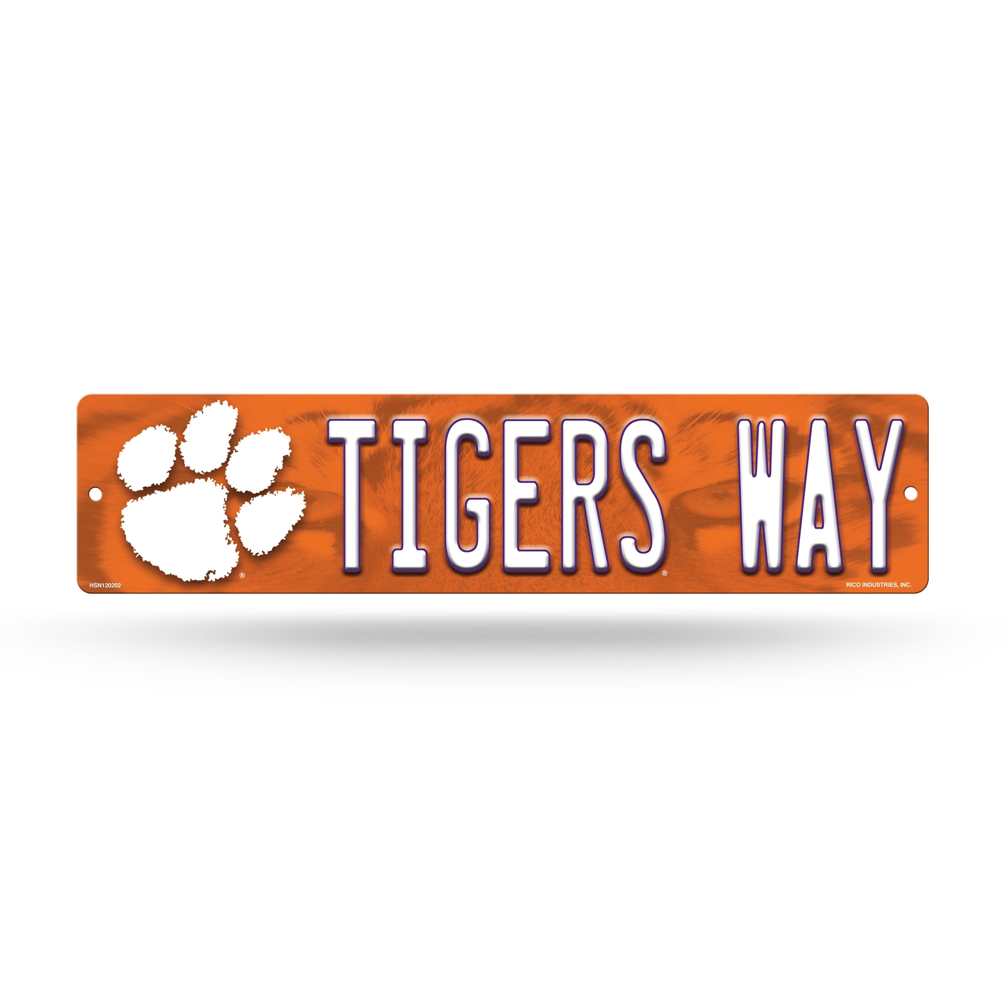Clemson NCAATigers Street Sign (16") Hang anywhere you choose. Garage ...