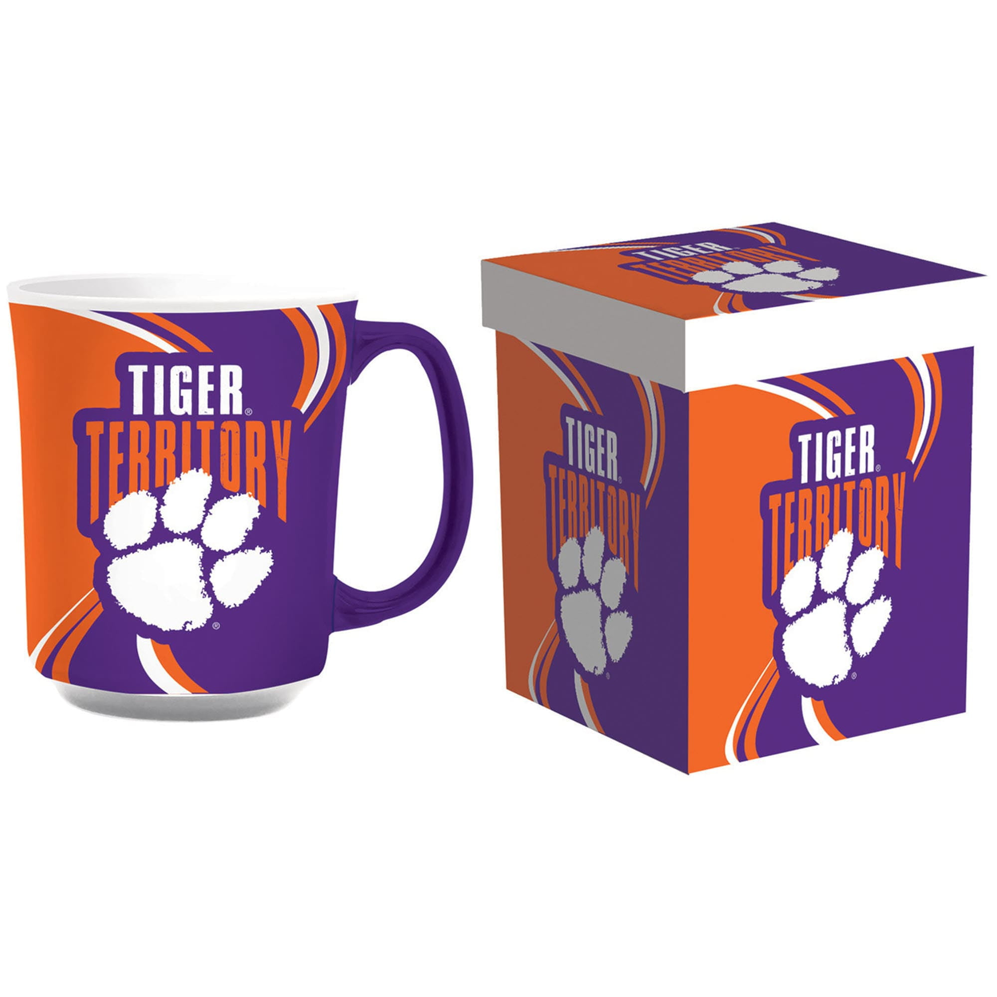 Clemson Tigers 14oz. Ceramic Mug with Matching Box - Walmart.com